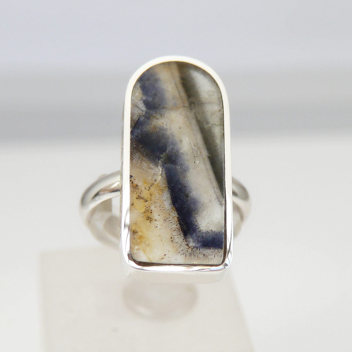 Large Blue John Silver Ring | My Handmade Jewellery UK